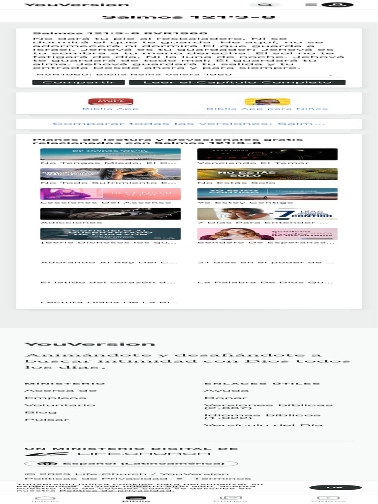 Salmos 1213-8 No Dará Tu Pie Al Resbaladero, Ni Se Dormirá El Que Te Guarda. He Aquí, No Se ...