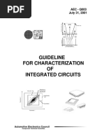 AEC Q101 Rev E Base Document | PDF | Electrostatic Discharge | Reliability Engineering
