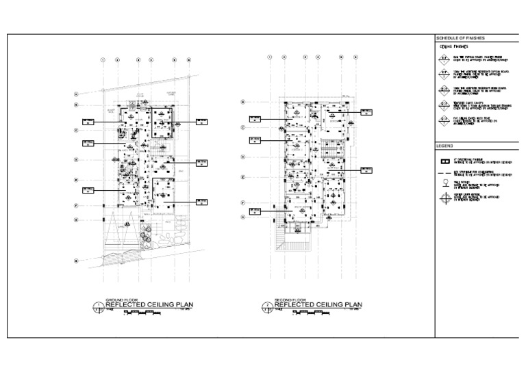 RCP and Lighting Layout | PDF