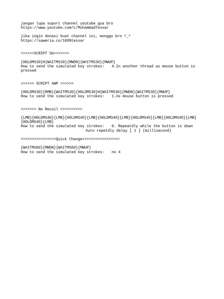 Script X Mouse | PDF