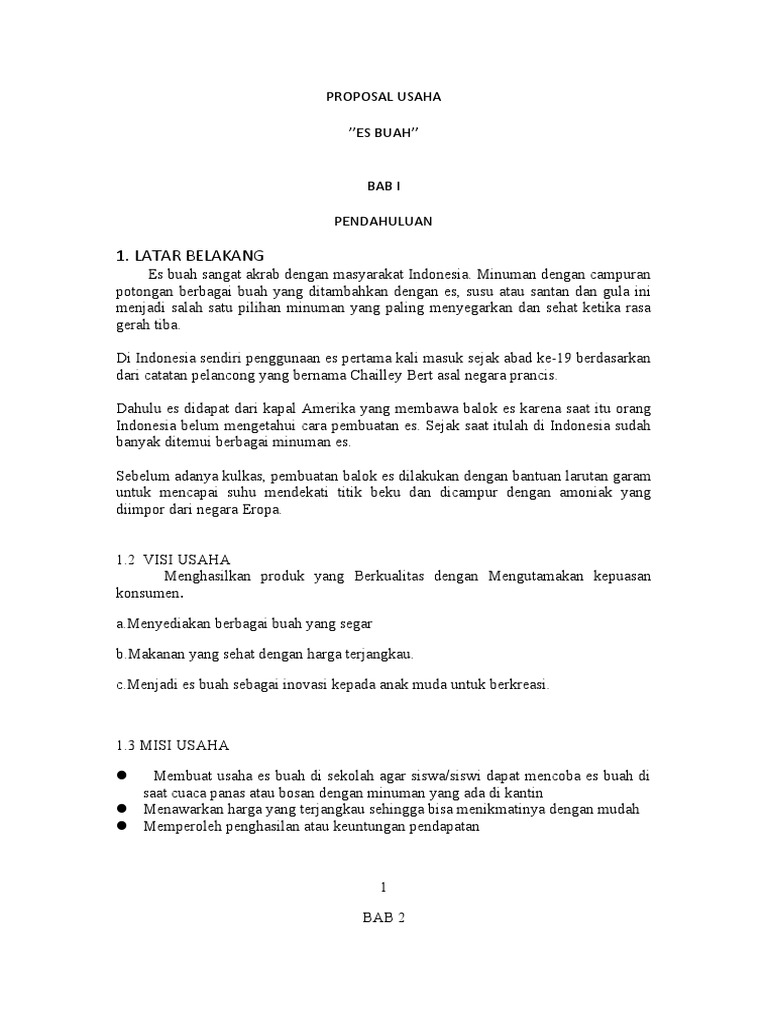 Proposal Penjualan | PDF