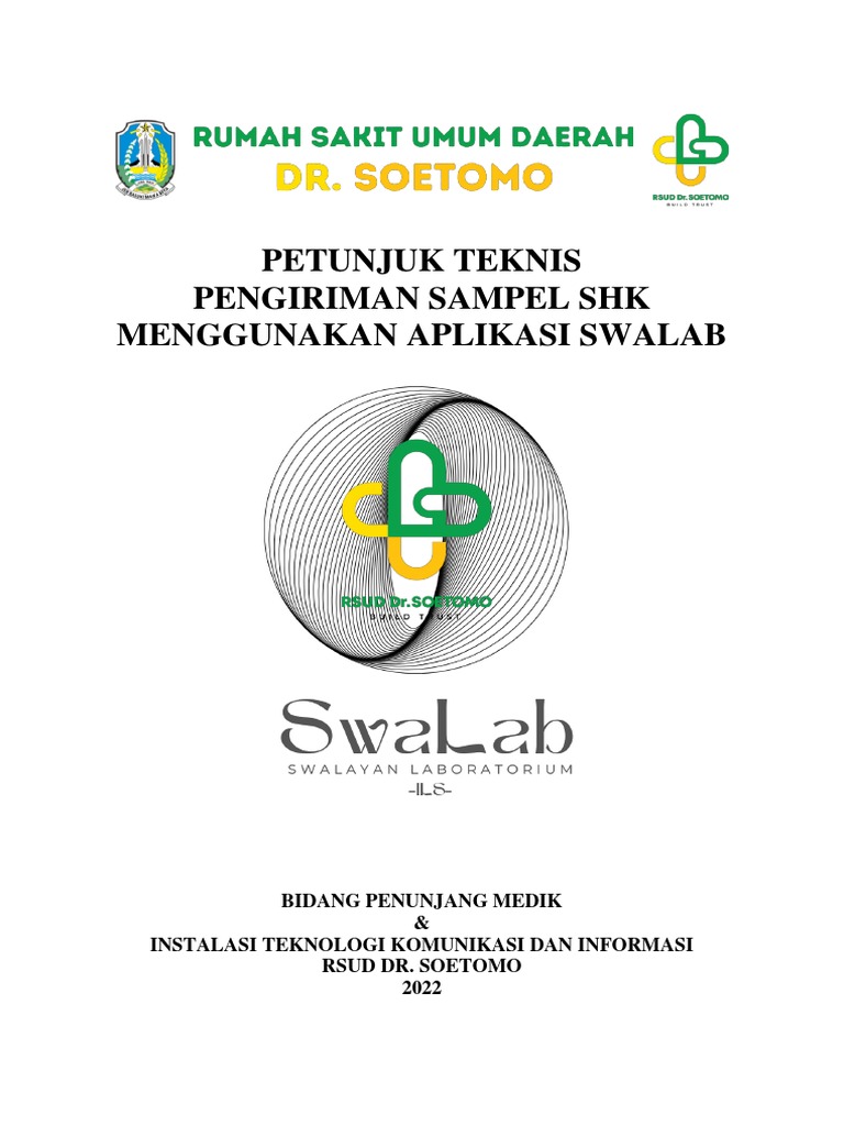 PENGIRIMAN SAMPEL SHK MENGGUNAKAN APLIKASI SWALAB | PDF