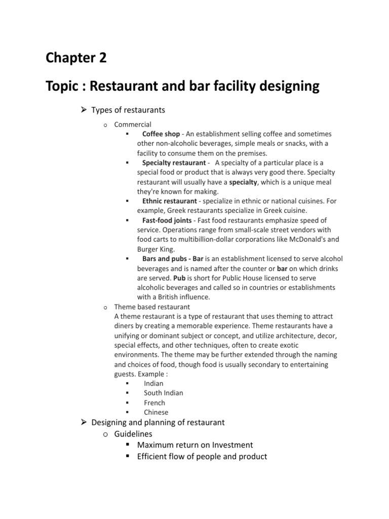 Restaurant and Bar Design Essentials | PDF | Bar (Establishment ...