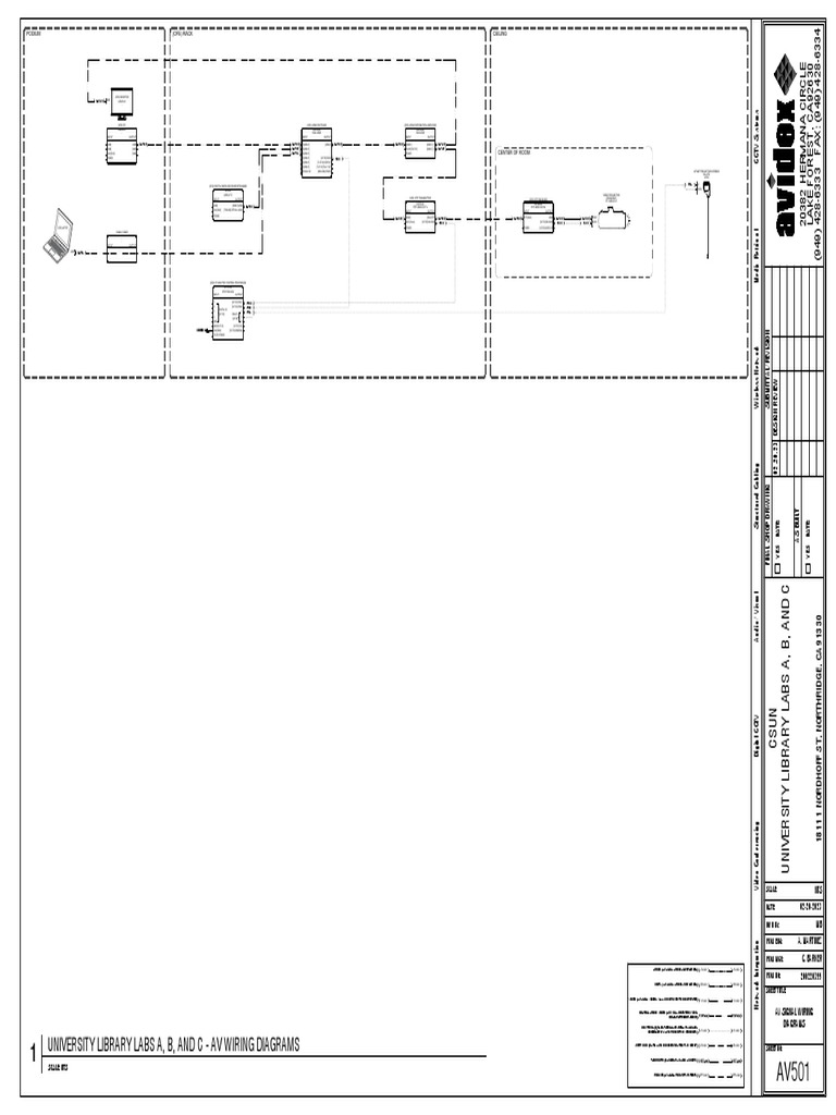 Av500 Wiring Diagrams-Av501 | PDF | Hdmi | Telephone