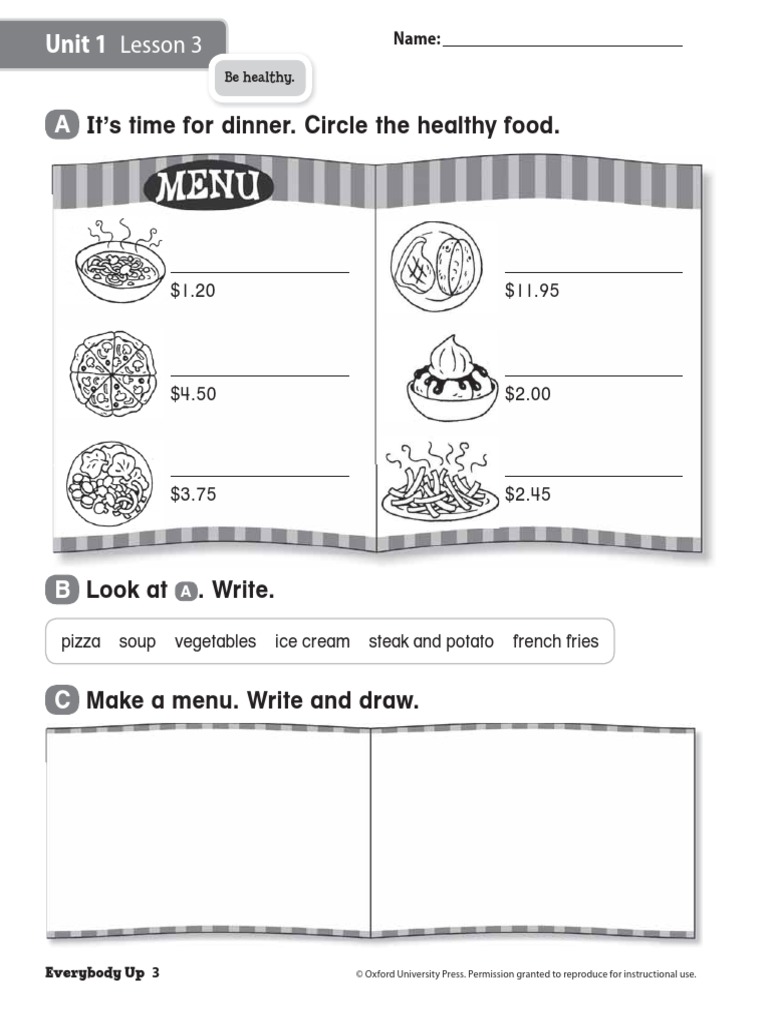 EU2e L3 Unit1Lesson3 WKST | PDF