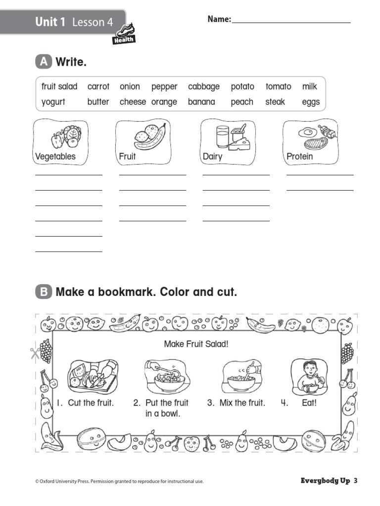 EU2e L3 Unit1Lesson4 WKST | PDF