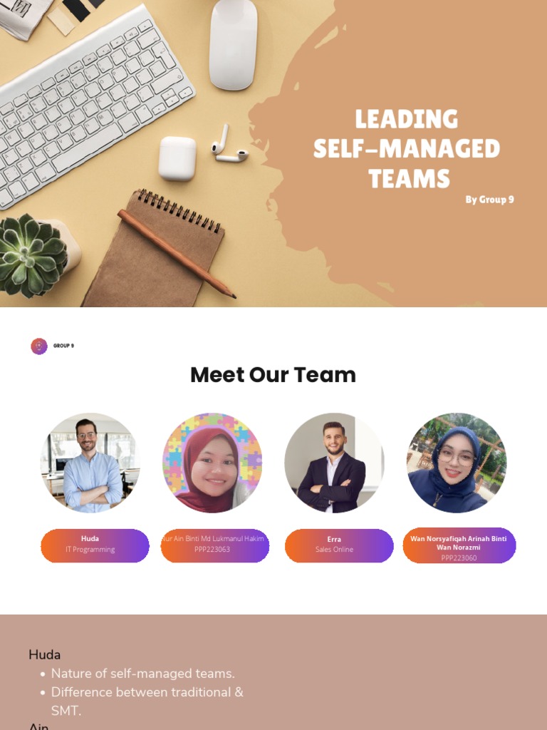 Leading Self-Managed Teams | PDF | Leadership | Facilitator