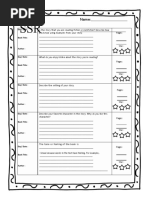 Big Book Response Sheet | PDF