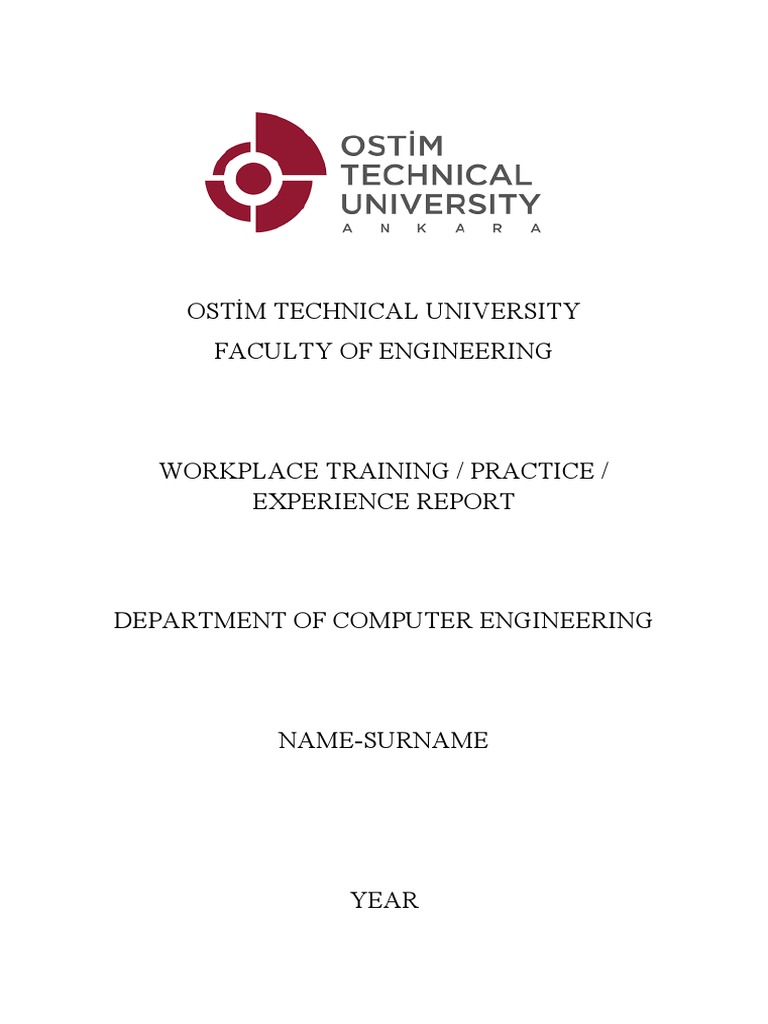 Department Of Computer Engineering English Report Book Pdf