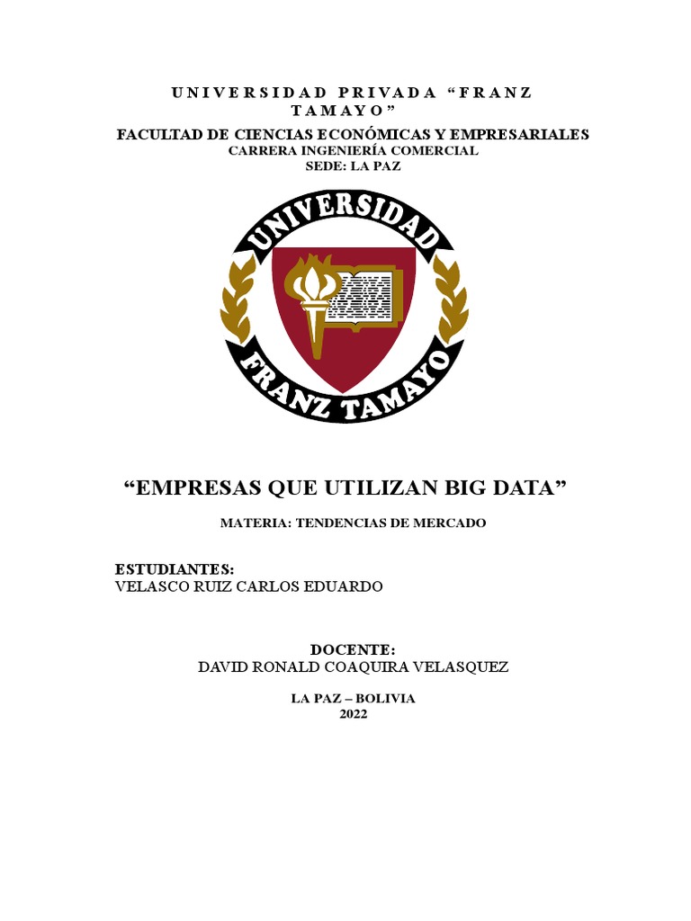 Empresas Que Utilizan Big Data | PDF | Big Data | Apple Inc.