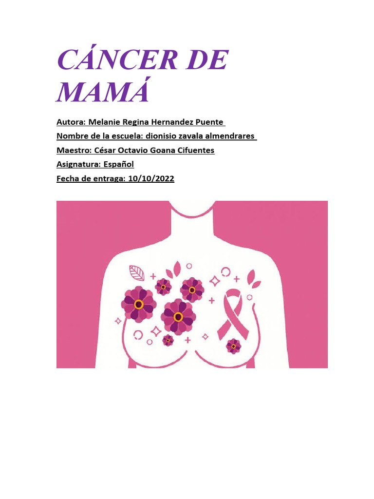 Una explicación detallada sobre el cáncer de mama: sus causas, síntomas, tipos y tratamientos ...