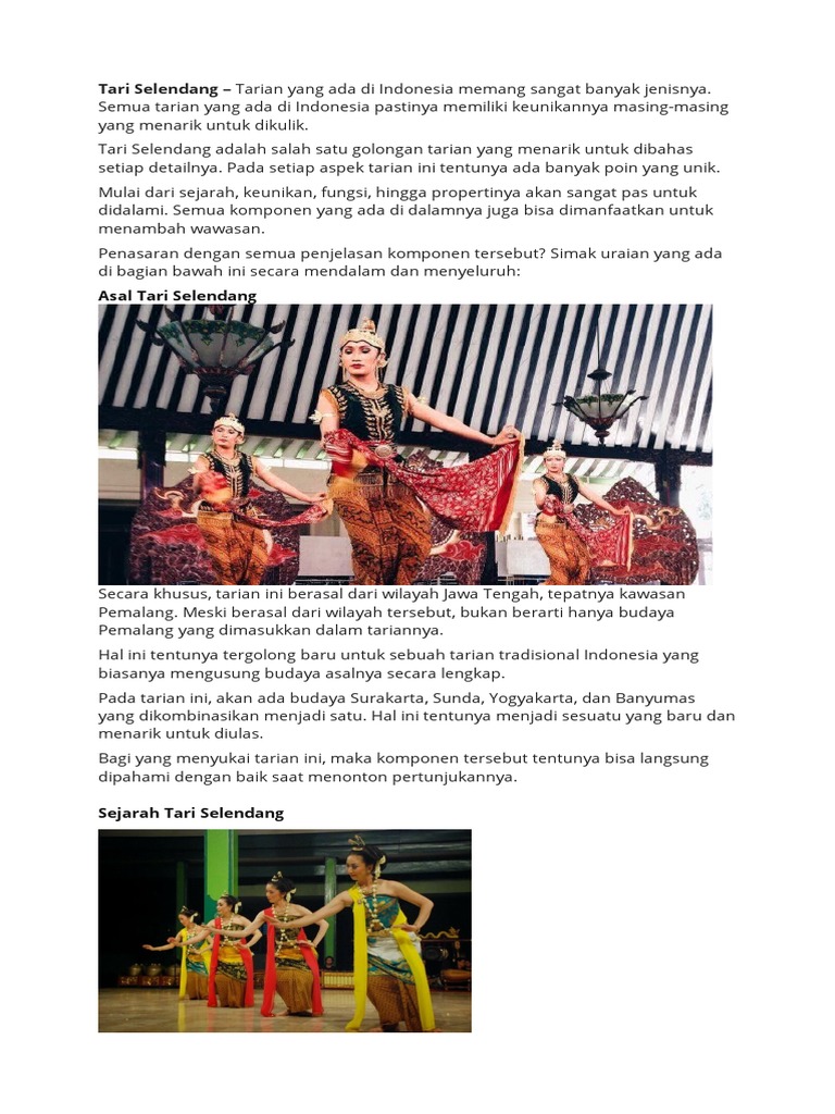 Tari Selendang | PDF