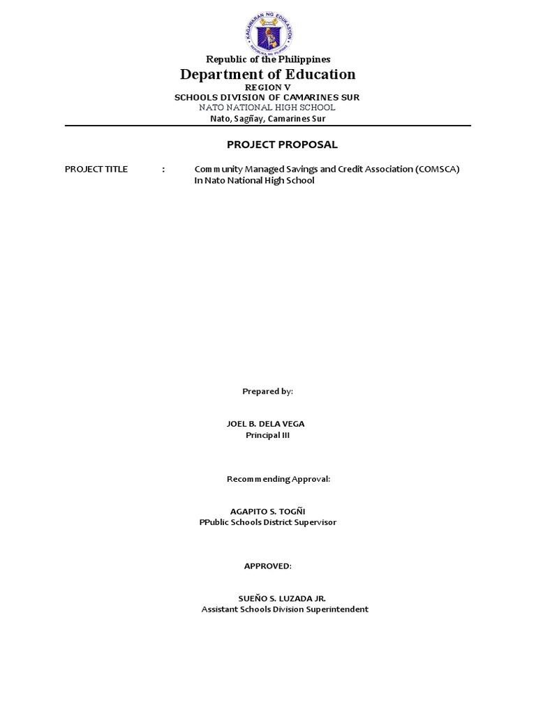 Project Proposal Comsca | PDF