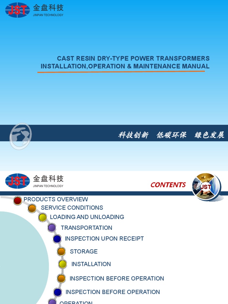 Indoor Transfo Installation&Maintenance Manual - PPT | PDF | Transformer | Insulator (Electricity)
