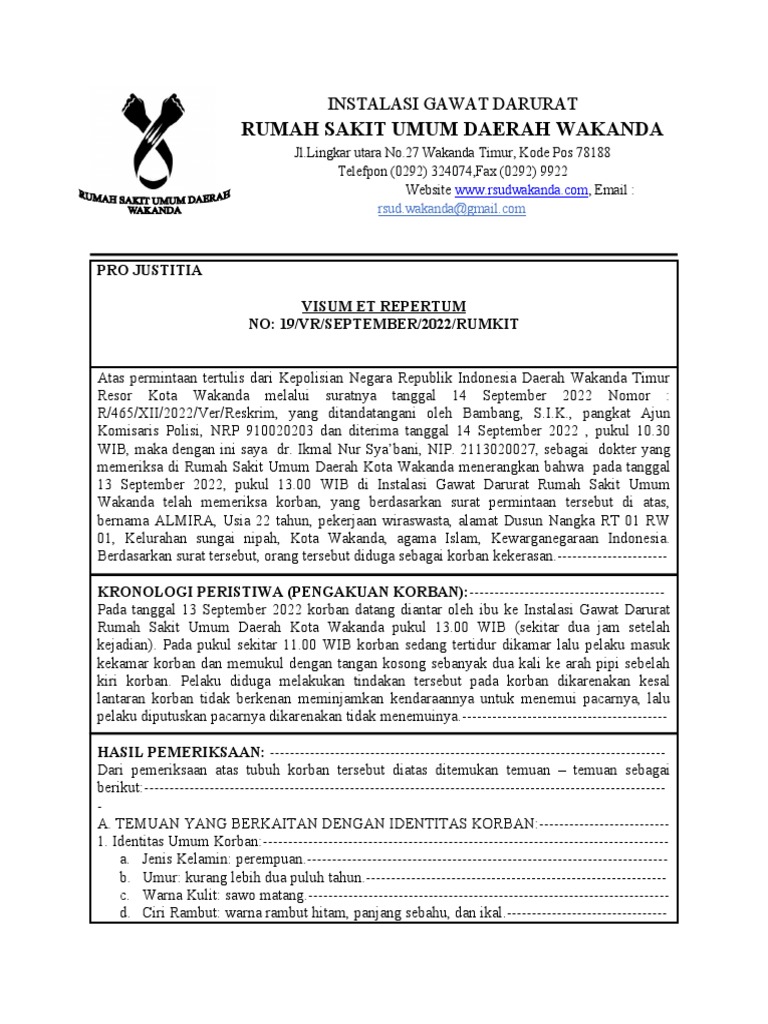 Visum Hidup - Luka Memar - Ikmal | PDF