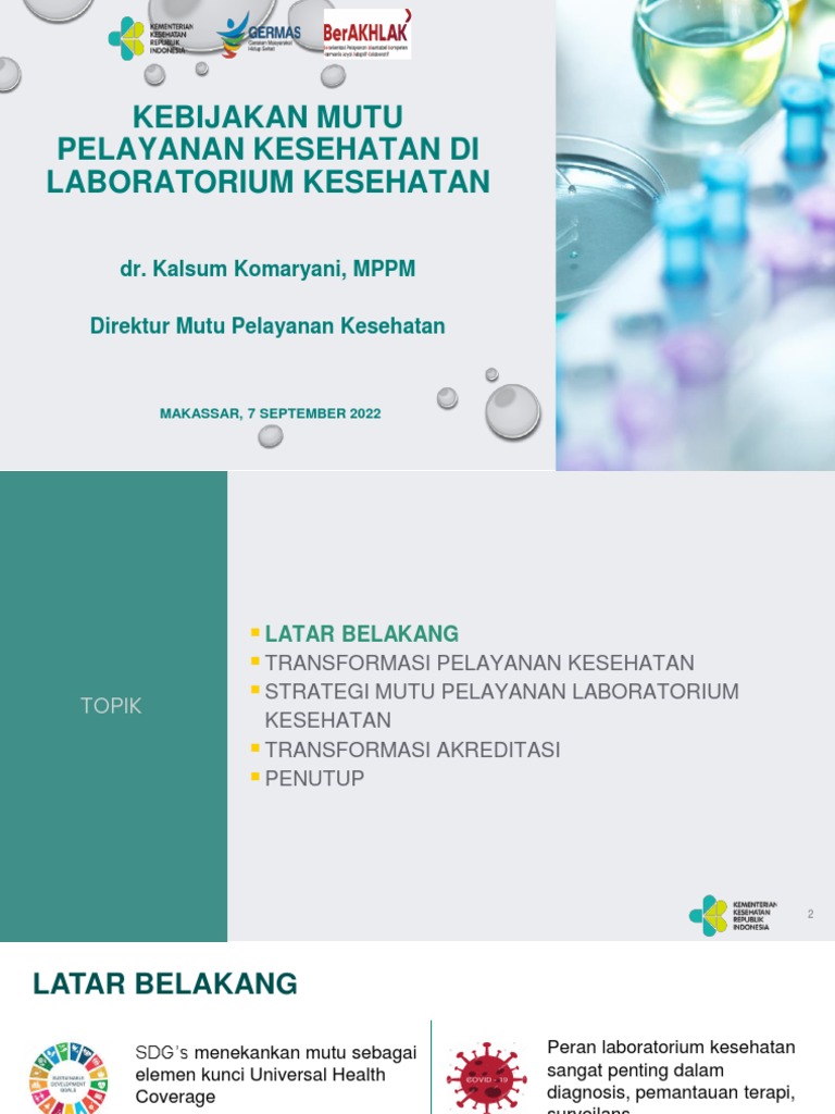 Strategi Mutu Pelayanan Laboratorium | PDF