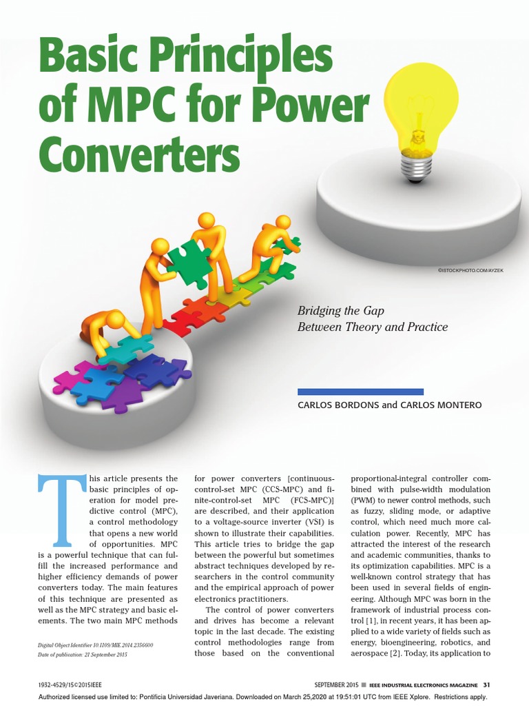 Basic Principles of MPC | PDF | Mathematical Optimization | Control Theory