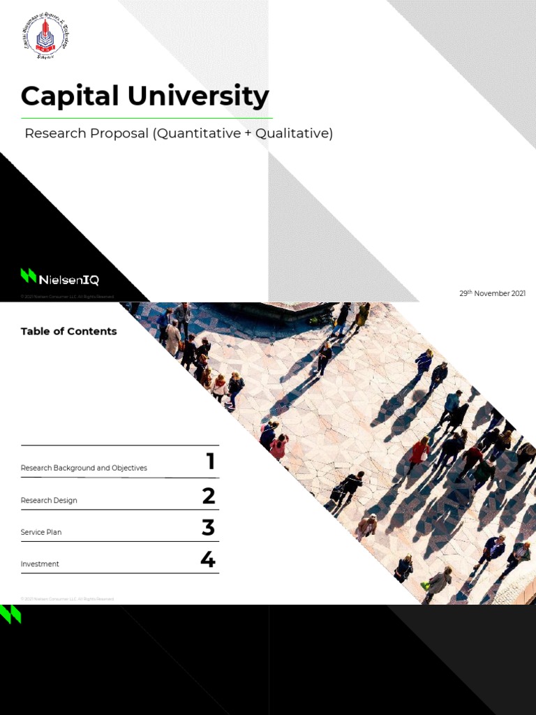 CUST Qual+Quant Proposal NielsenIQ 29112021 | PDF | Qualitative Research | Focus Group