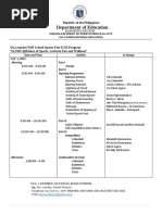 Activity Design Intramurals 2025-2026 | PDF | Learning