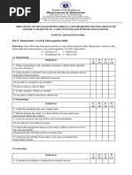 Student Engagement Questionnaire | PDF | Diploma | Teachers