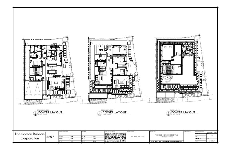 Lheniccson Builders Corporation: Power Layout Power Layout Power Layout ...