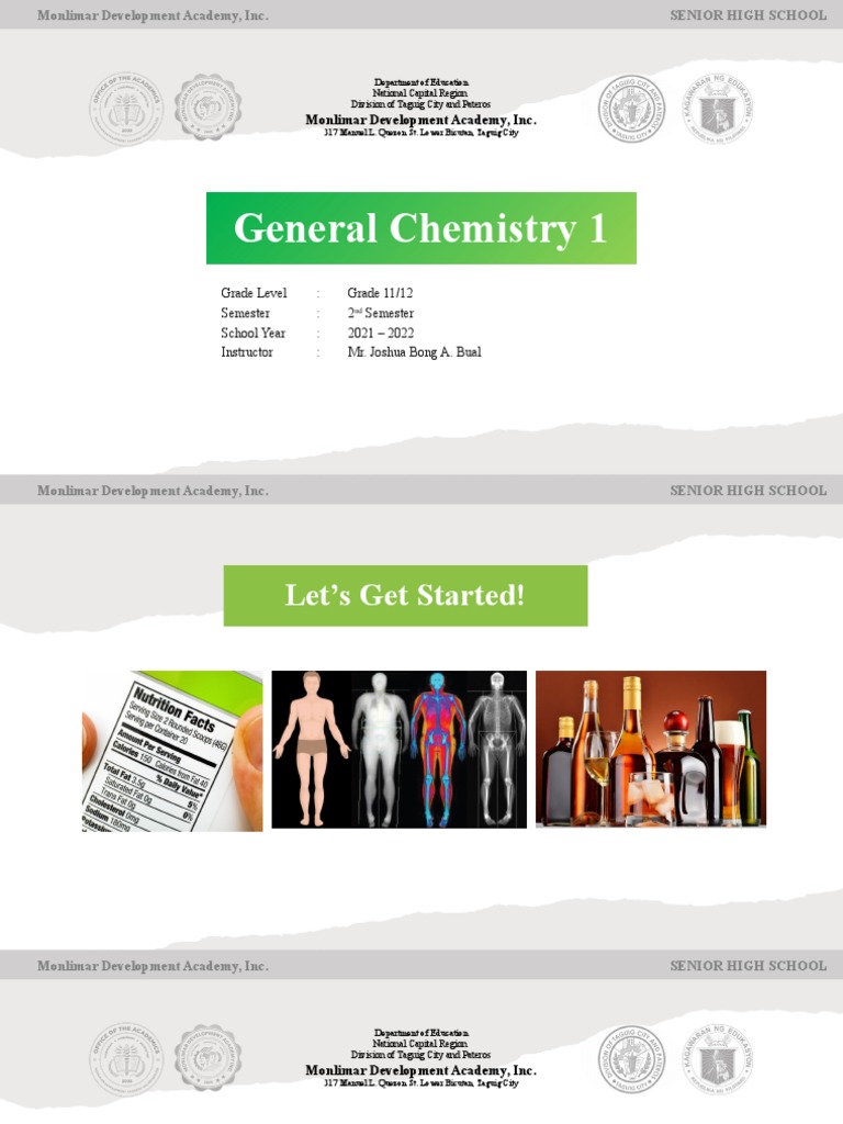 Lesson 01 Week 01 Percent Composition and Emperical Formulas | PDF ...