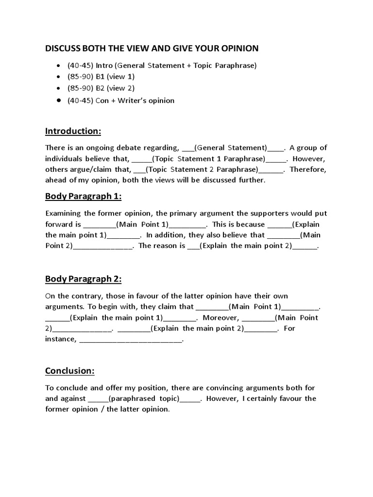 Writing 2 Model | PDF | Argument | Reason