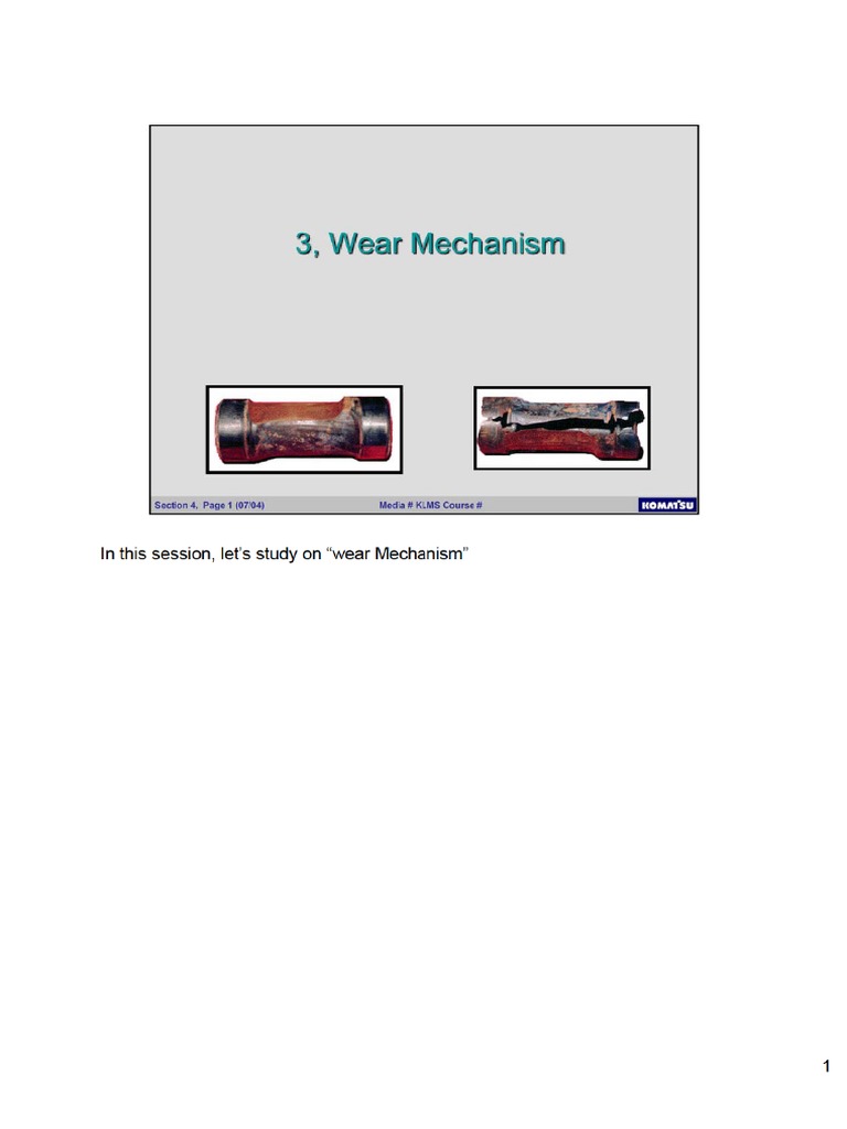 3, Wear Mechanism | PDF