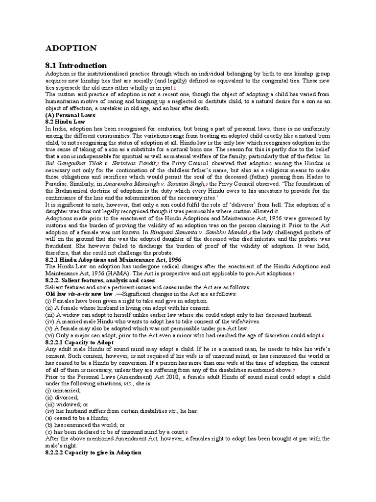 Adoption Materials | PDF | Leasehold Estate | Lawsuit