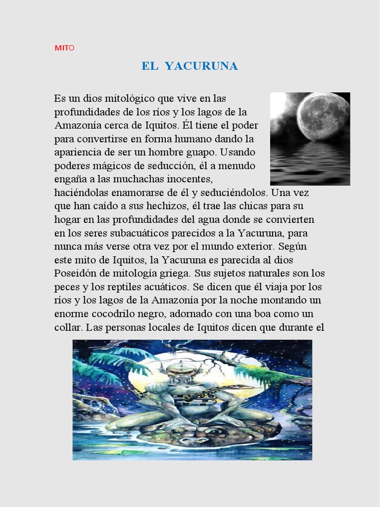 El Yacuruna | PDF