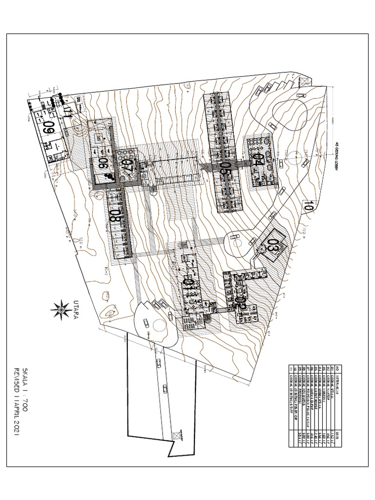 Denah Bangunan Cut & Fill | PDF