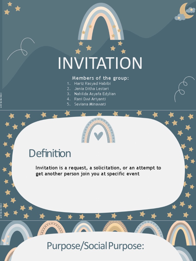 Invitation English | PDF | Human Communication | Language Mechanics