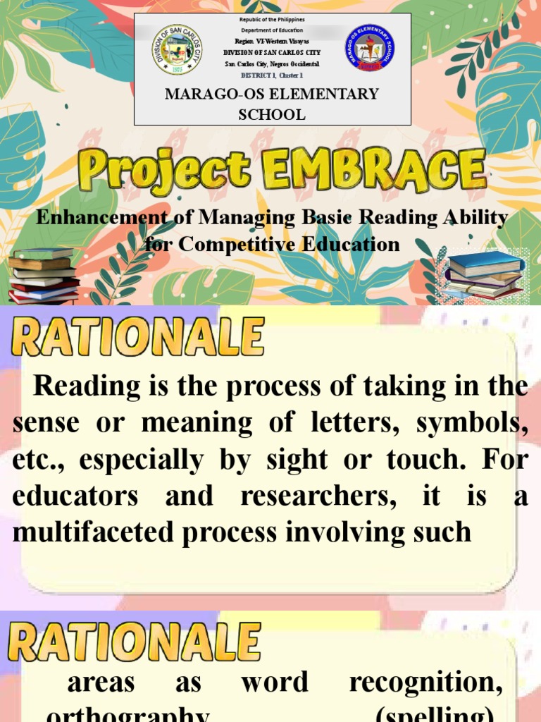 Project Embrace | PDF | Reading Comprehension | Human Communication