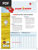 JM HVAC Microlite FSK Data Sheet EN | PDF | Duct (Flow) | Fiberglass