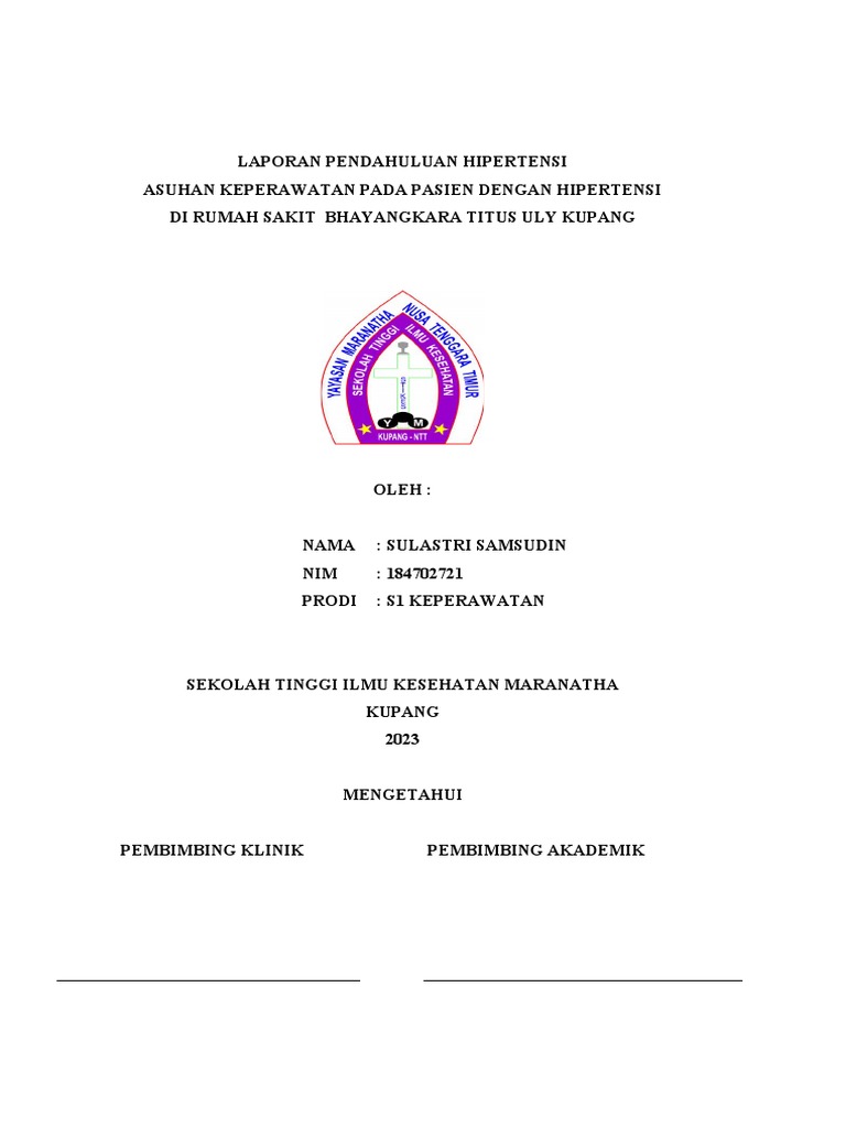 LP Hipertensi Lastri | PDF