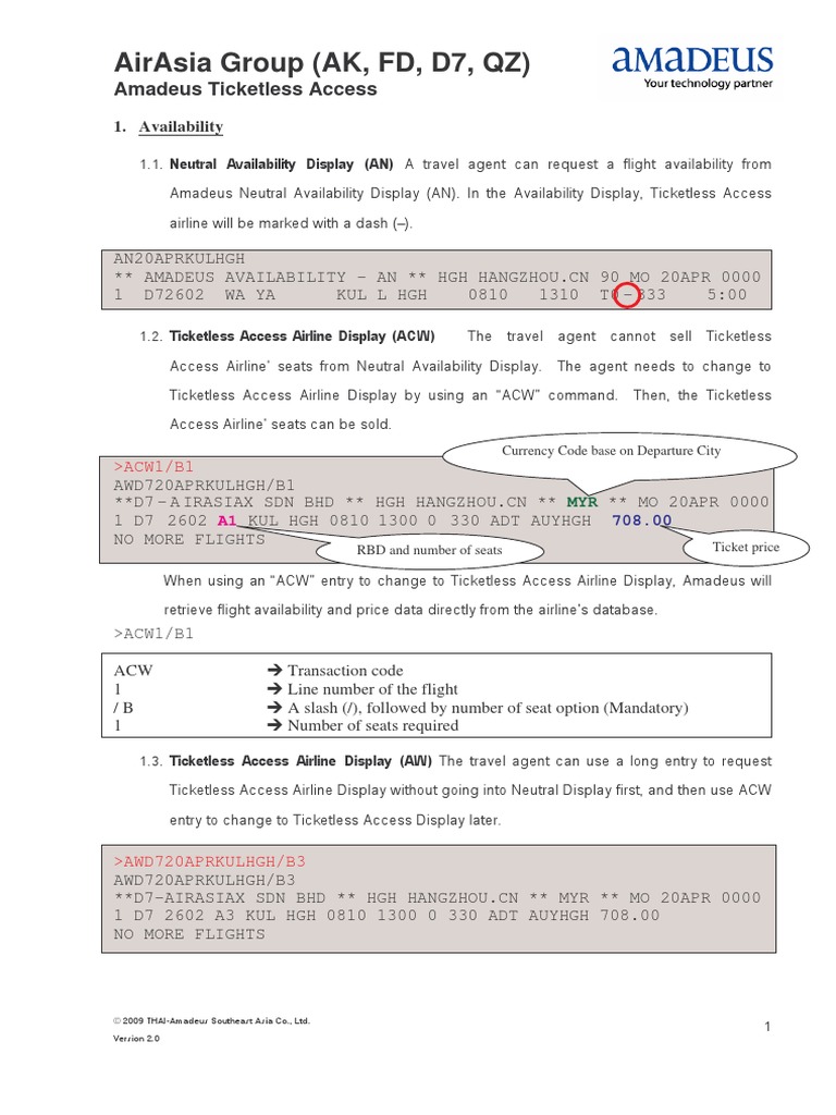 Air Asia Manual TLA V2.0 Eng | PDF | Banking Technology | Payments