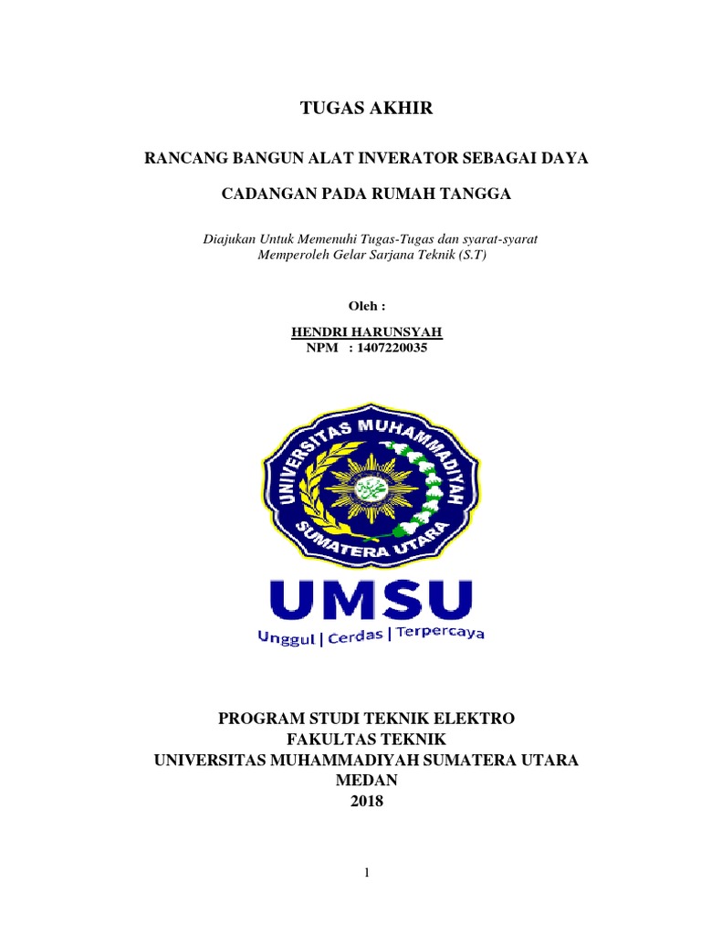 Rancang Bangun Alat Inverator Listrik | PDF