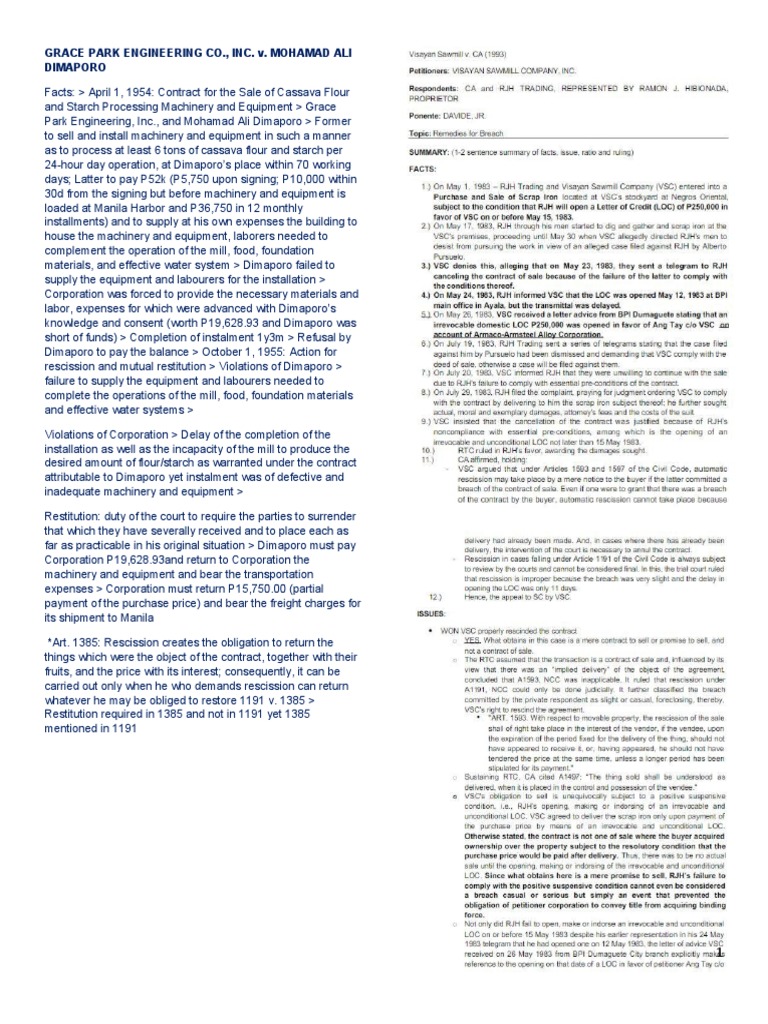 Case Digests 7TH Day | PDF | Judgment (Law) | Justice