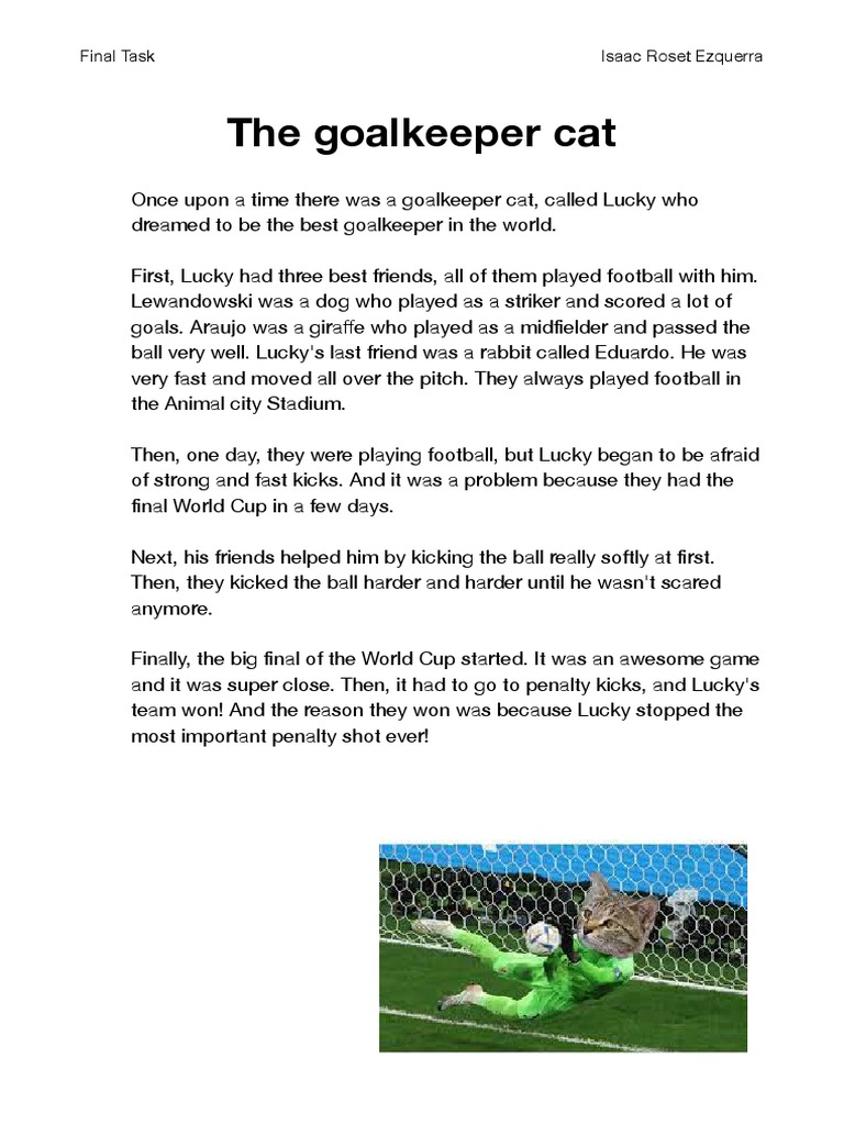 Isaac Roset - Cat Goalkeeper | PDF