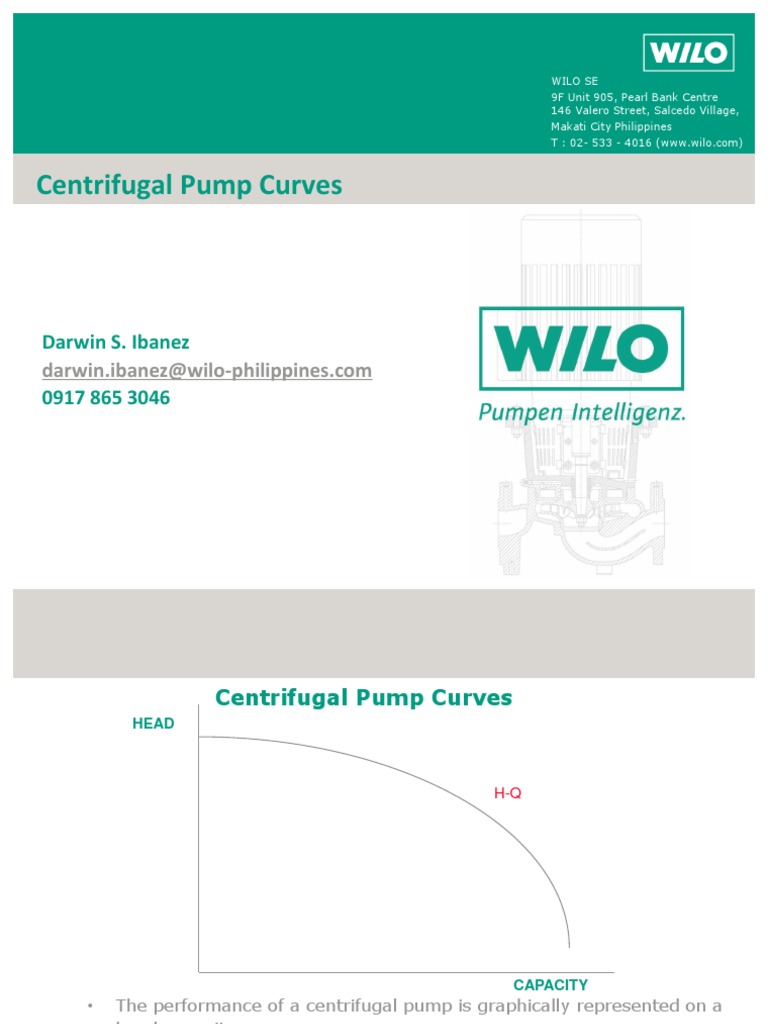 Wilo Pumpcurves | PDF | Pump | Horsepower