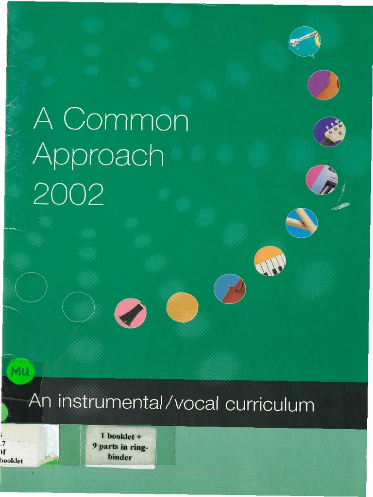 A Common Approach Section 1 1 | PDF