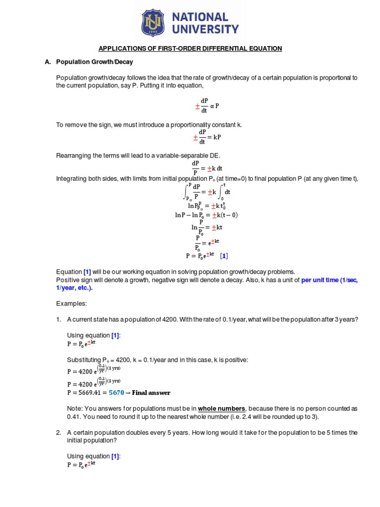 Applications of First Order DE | PDF | Electrical Network | Capacitor