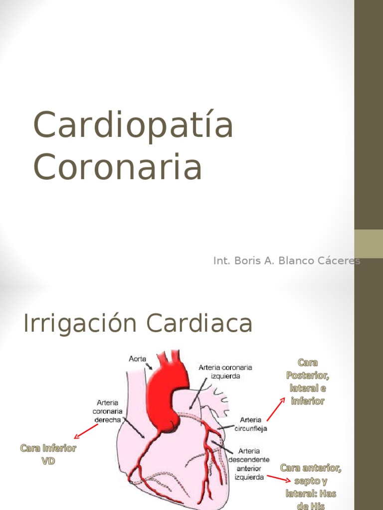 Cardiopatia Coronaria | PDF | Angina de pecho | Aterosclerosis