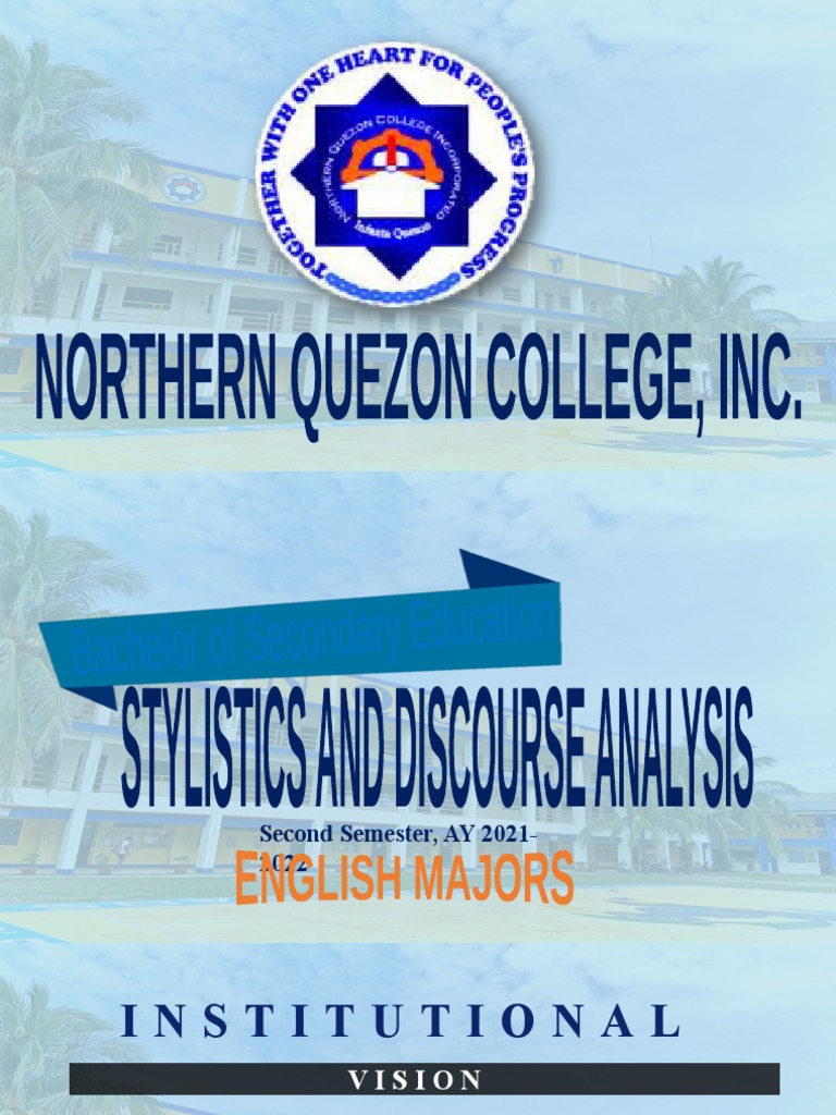 Stylistics and Discourse Analysis Guide | PDF | Linguistics | Analysis