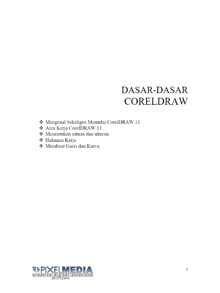 Dasar-Dasar Coreldraw - PDF | PDF