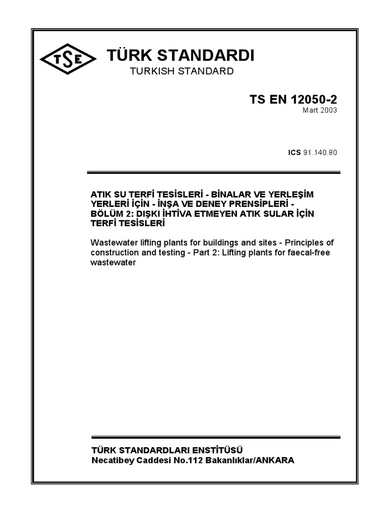 TS en 12050-2 | PDF