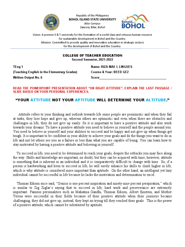 1b Reading Output 2 | PDF | Behavioural Sciences | Psychology