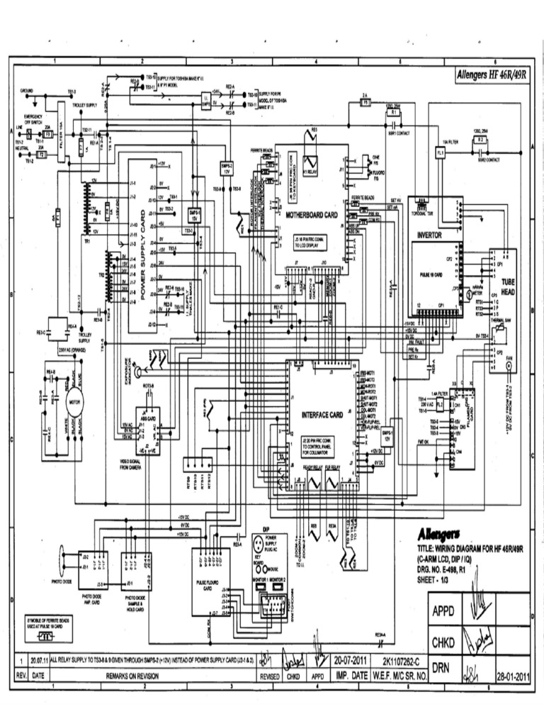 Allengers HF 49R Circuit Diagram Guide | PDF | Relay | Electric Motor