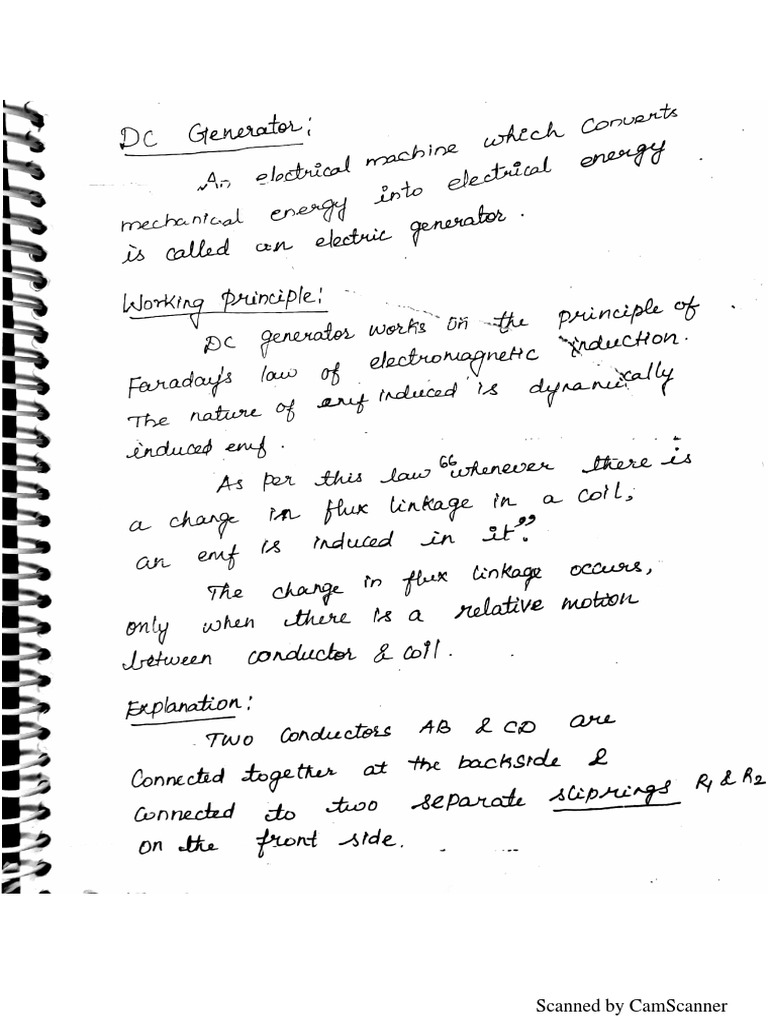 Module 3 EEE-hand Written Notes | PDF Module 3 EEE-hand Written Notes | PDF