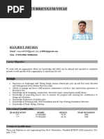 CV of Arsalan | PDF | Civil Engineering | Engineering